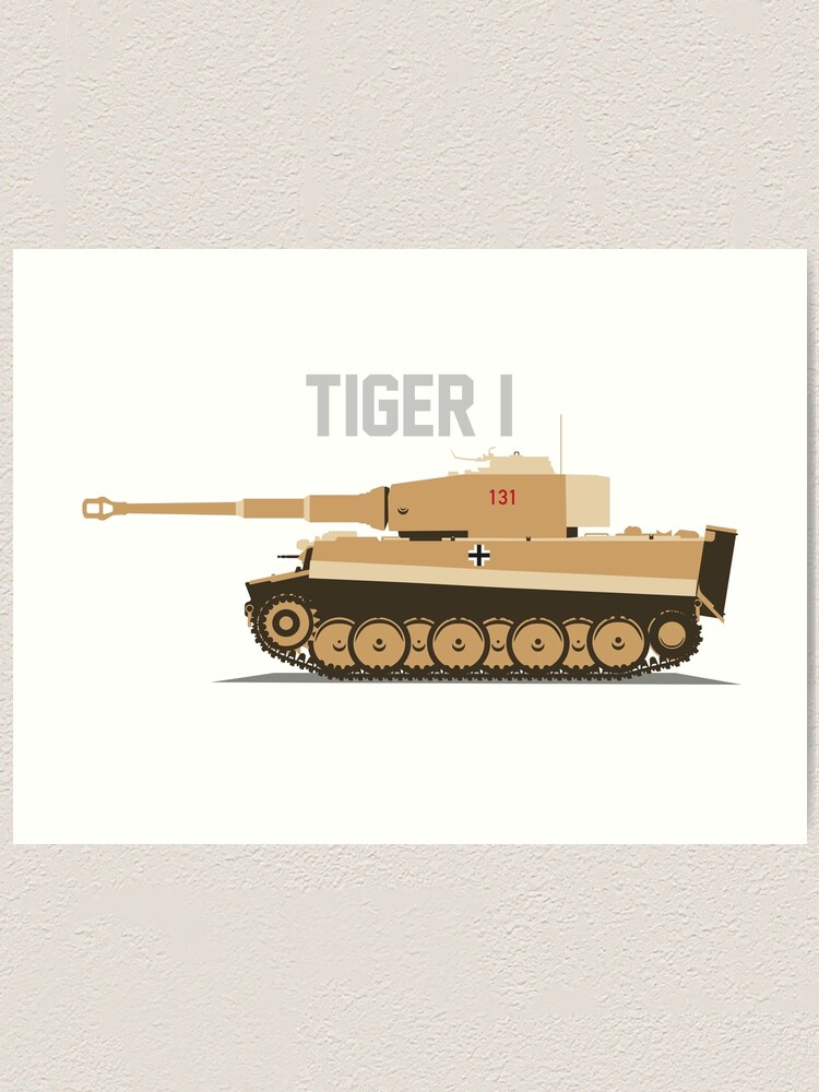 Ww2 Tiger Tank Art