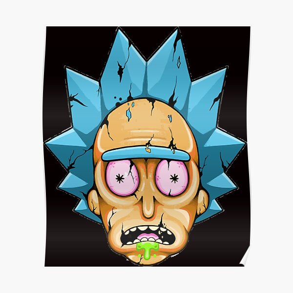 "cracked rick " Poster by jag88-art | Redbubble