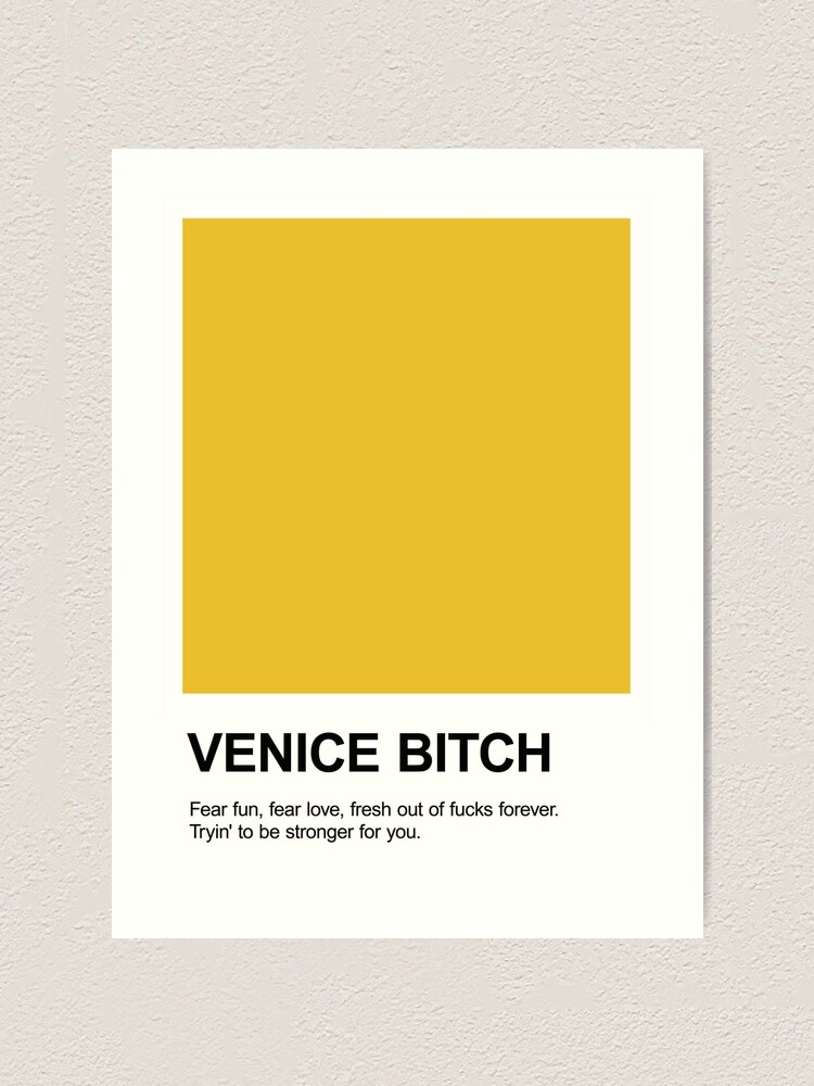"Venice BitchPantone Swatch" Art Print for Sale by Kthen | Redbubble