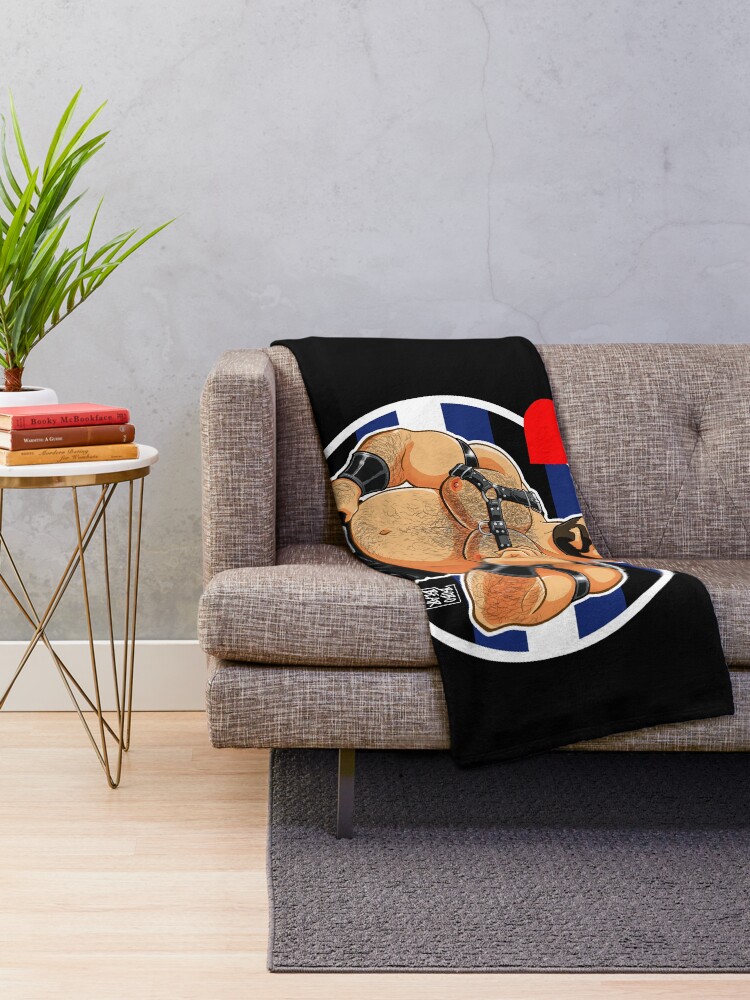 "JIM LIKES LEATHER - DETAIL" Throw Blanket for Sale by bobobear | Redbubble