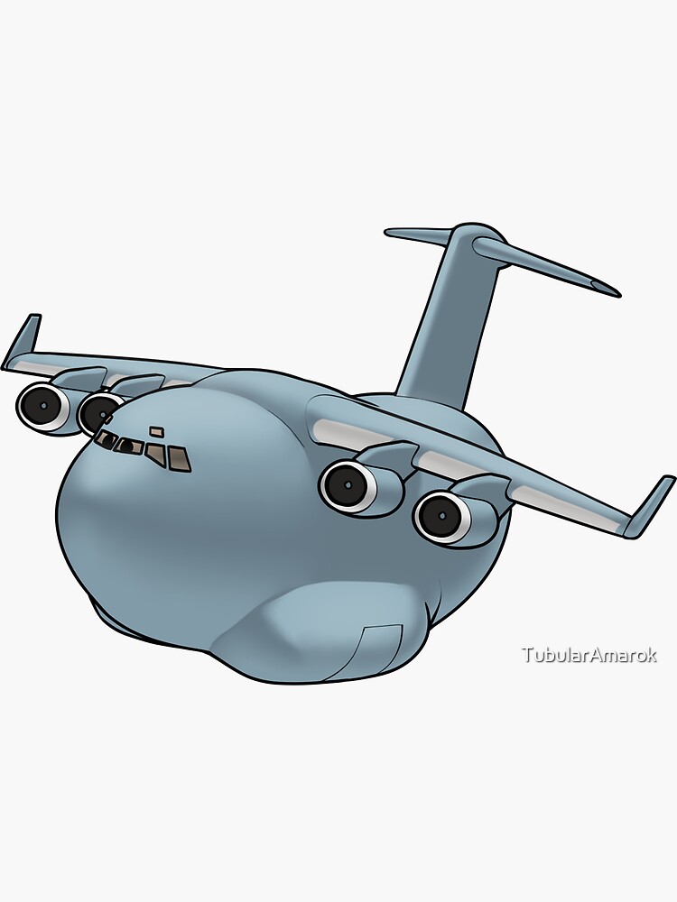 "C-17 Globemaster" Sticker for Sale by TubularAmarok | Redbubble
