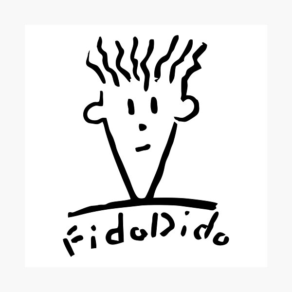 "10. Fido Dido Face" Photographic Print for Sale by pakettee | Redbubble