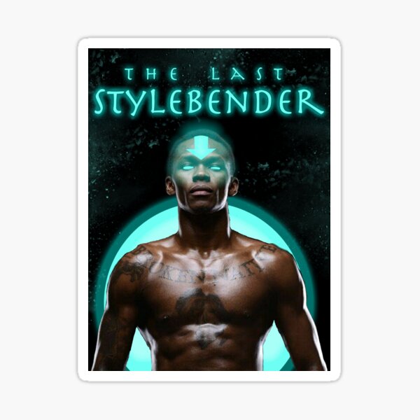 "The Last Stylebender - Israel Adesanya" Sticker for Sale by jvevo ...