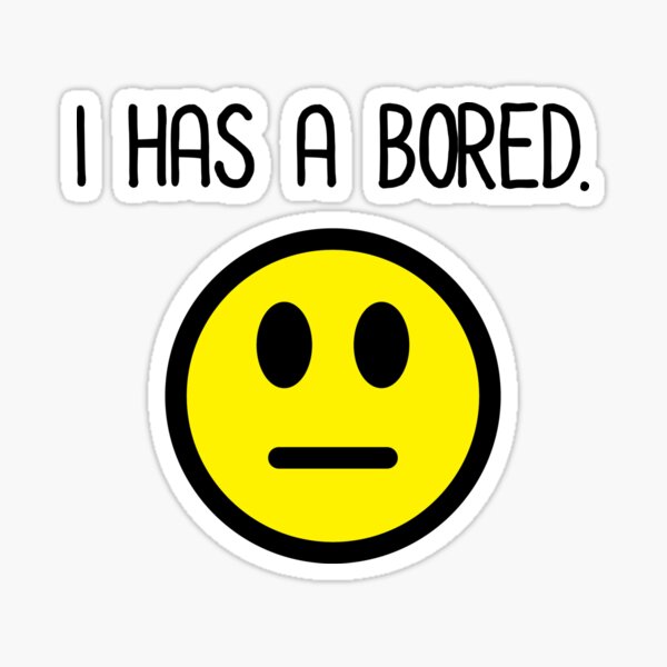 Bored Face Emoji Stickers | Redbubble