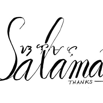 "Salamat Baybayin" Greeting Card for Sale by justlizeuh | Redbubble