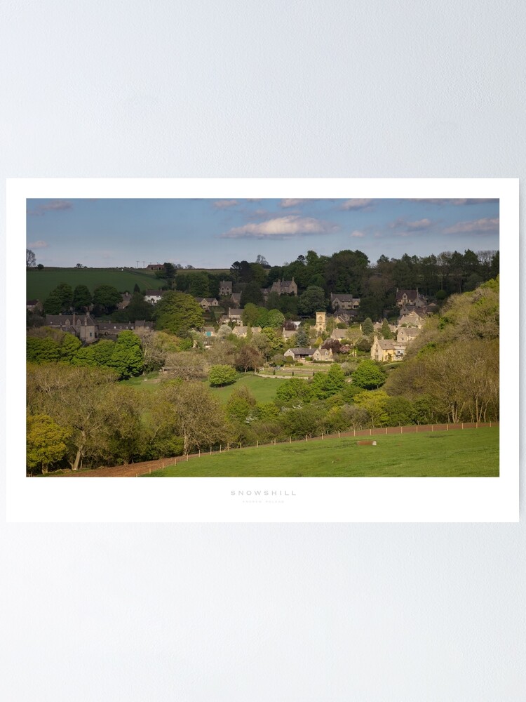 "Snowshill" Poster by andrewroland | Redbubble