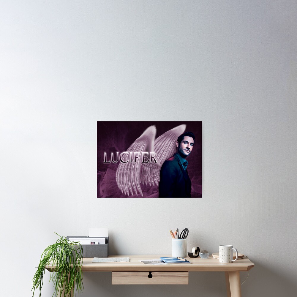 "Lucifer Purple Wings" Poster for Sale by Kristin1228 | Redbubble