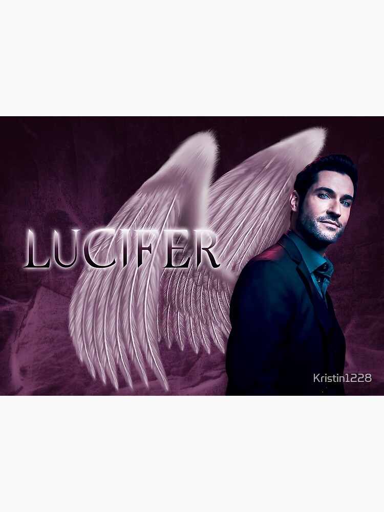 "Lucifer Purple Wings" Poster for Sale by Kristin1228 | Redbubble
