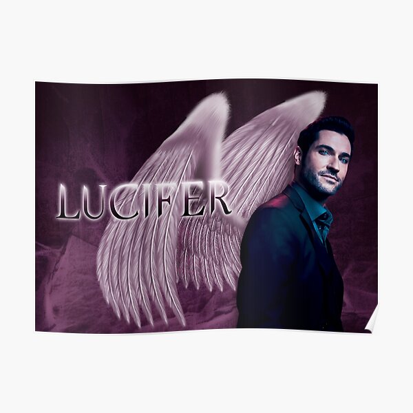 "Lucifer Purple Wings" Poster for Sale by Kristin1228 | Redbubble