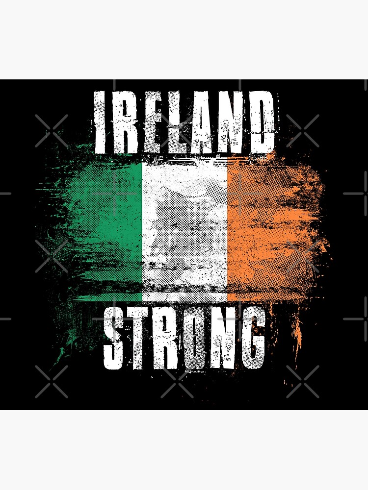 "Ireland Strong Distressed Graffiti Flag" Poster by ockshirts | Redbubble