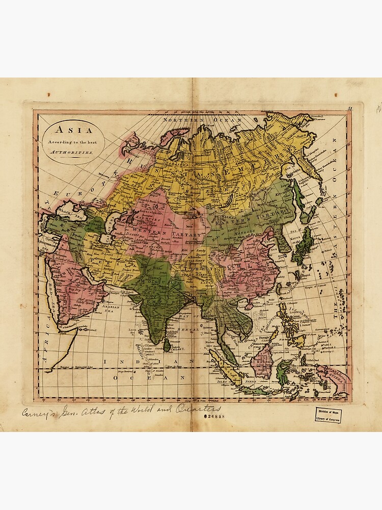 "Map of Asia (1814)" Poster for Sale by allhistory | Redbubble