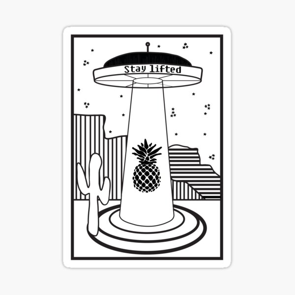 "Stay Lifted" Sticker by MadMac25 | Redbubble