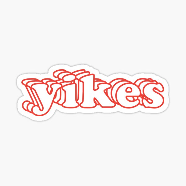"yikes sticker" Sticker by SophieAbuzeid | Redbubble