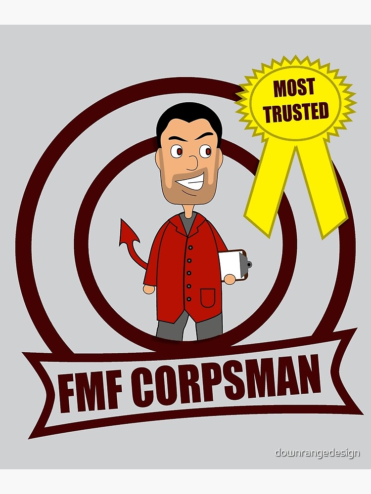 "Devil Doc" Poster by downrangedesign | Redbubble