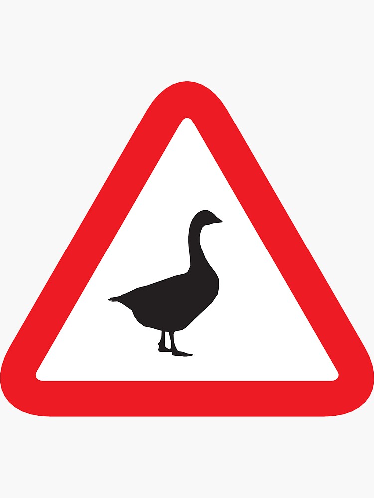 "Untitled Goose Game - Logo" Sticker for Sale by edublocks | Redbubble