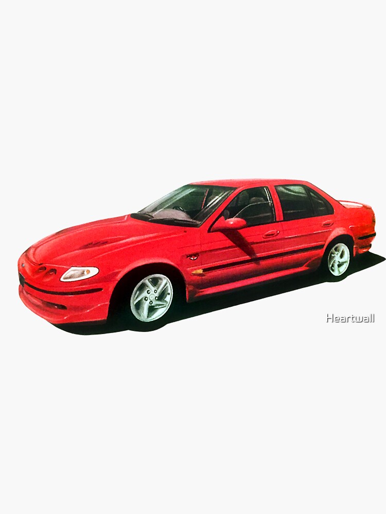 "Ford EF Falcon XR6 Red - Enthusiast Series" Sticker for Sale by ...