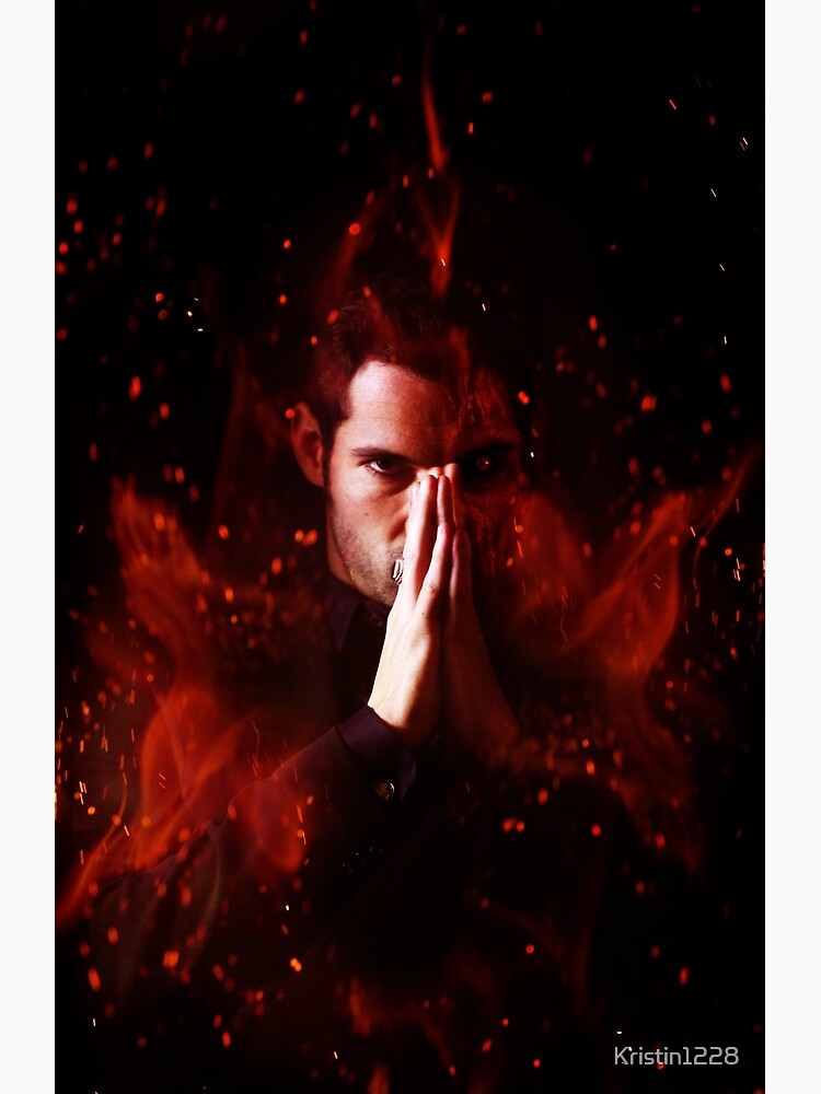 "Lucifer Fire Poster" Poster by Kristin1228 | Redbubble