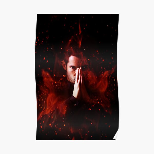 "Lucifer Fire Poster" Poster by Kristin1228 | Redbubble