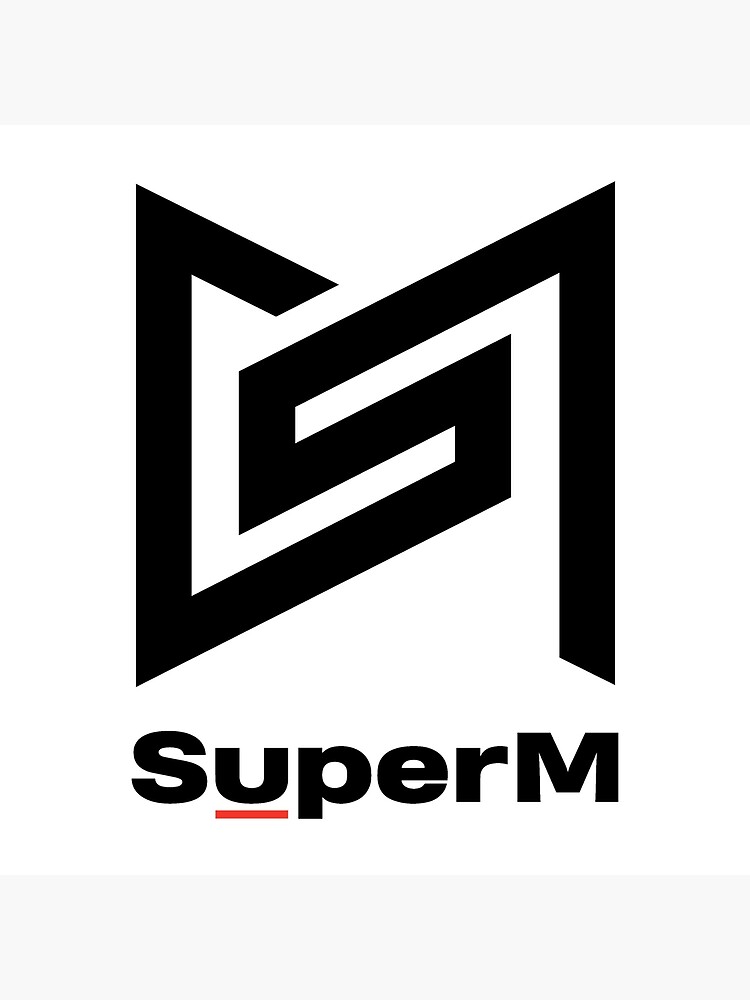 "super m kpop logo" Poster by streamboom | Redbubble