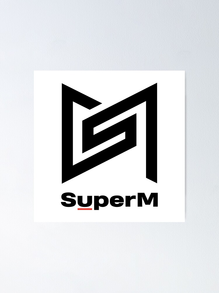 "super m kpop logo" Poster by streamboom | Redbubble