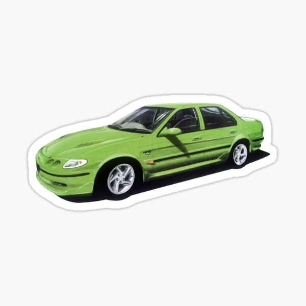 "Ford EF Falcon XR6 Green - Enthusiast Series" Sticker by Heartwall ...