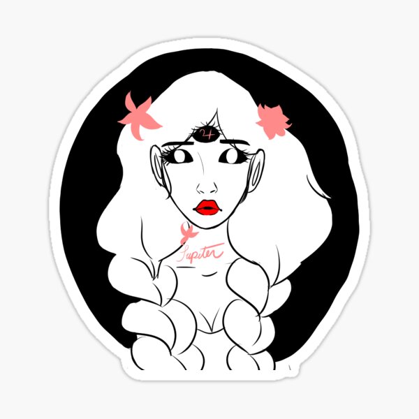 "The New Jupiter Logo" Sticker for Sale by allylewis2003 | Redbubble