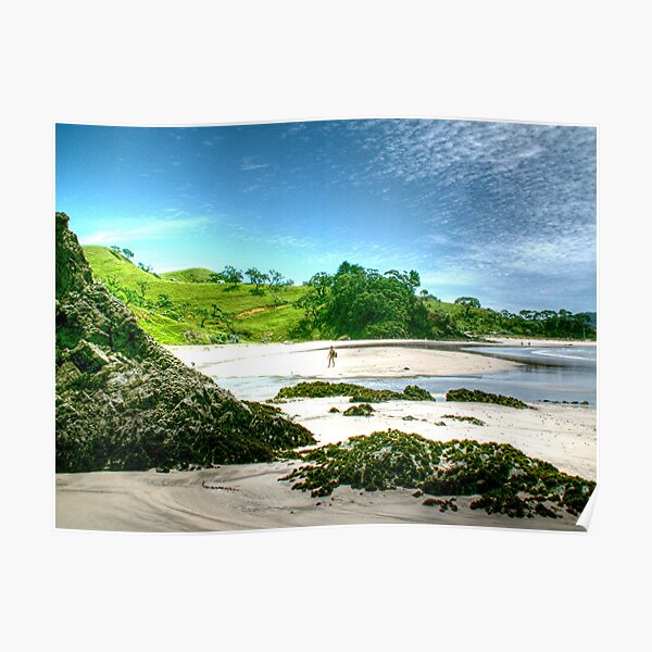 "Whananaki South Beach." Poster by Roynz | Redbubble