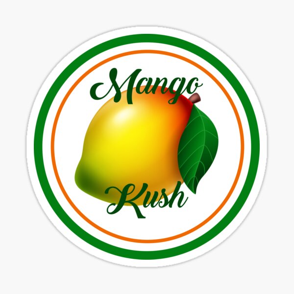"Mango Kush" Sticker by mkkessel | Redbubble