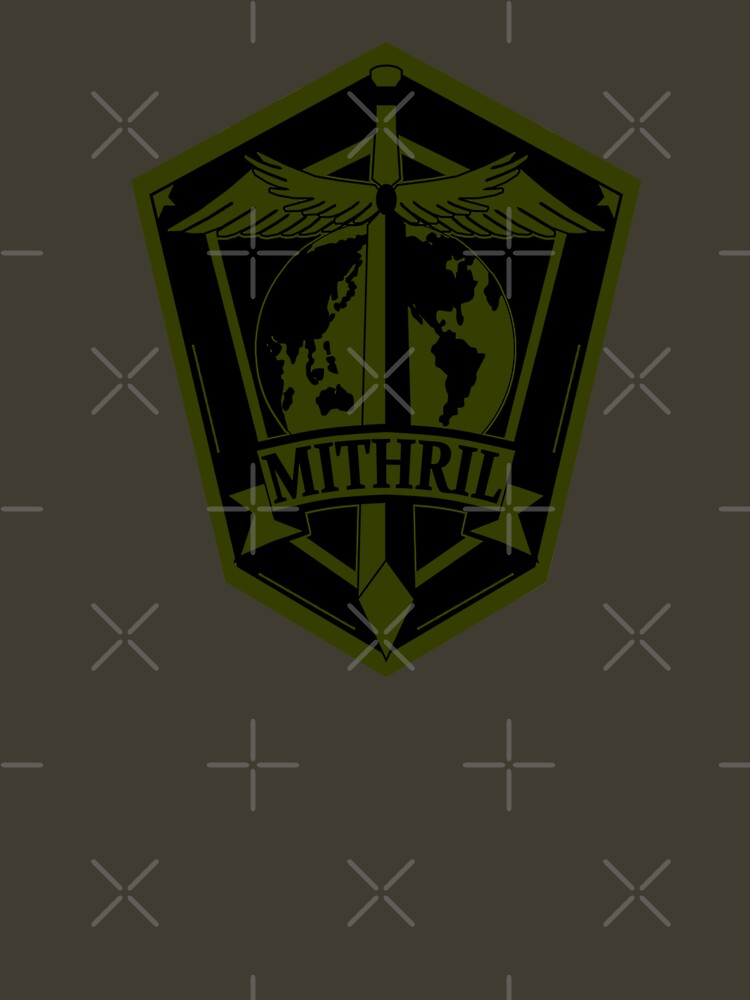 "Mithril Emblem - Subdued" T-shirt for Sale by CCCDesign | Redbubble ...