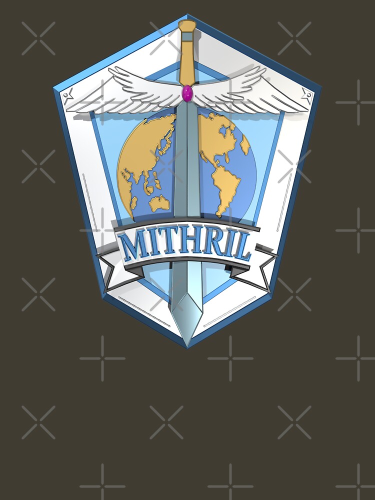 "Mithril Emblem 3D" T-shirt for Sale by CCCDesign | Redbubble | anime t ...