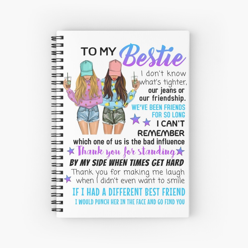 "Best Friends" Spiral Notebook for Sale by lnaplus | Redbubble