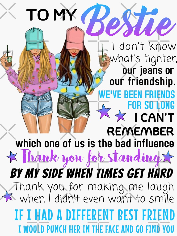 "Best Friends" Sticker for Sale by lnaplus | Redbubble