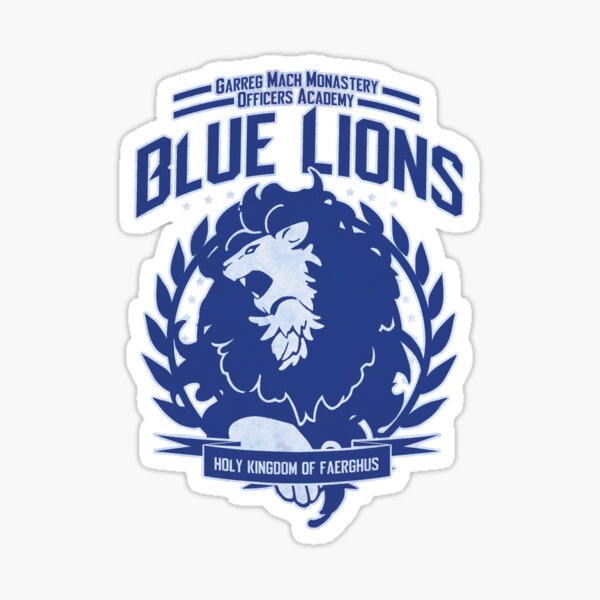 "Blue Lions Class" Sticker for Sale by a745 | Redbubble