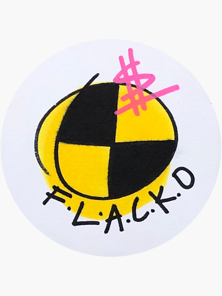 "FLACKO" Sticker for Sale by Sofialapasta | Redbubble