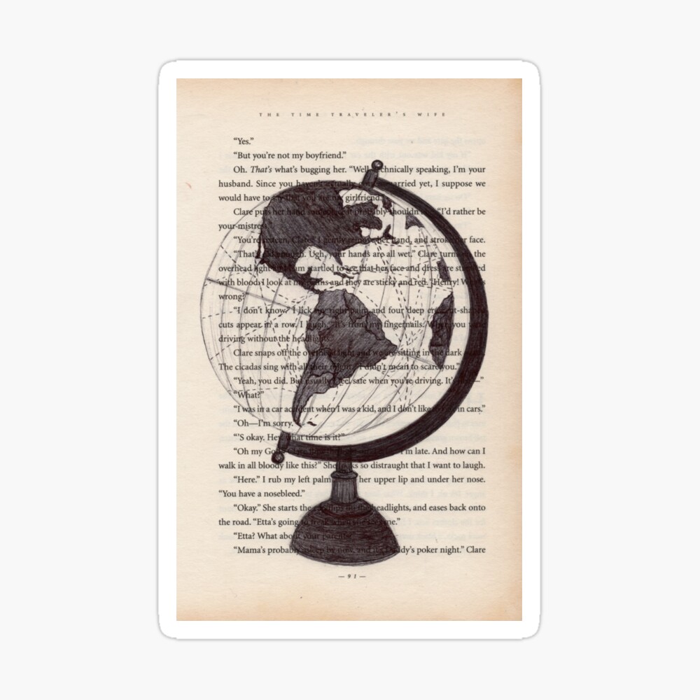 Hand Drawn Original Art Illustrated Book Prints A5 Vintage Library ...