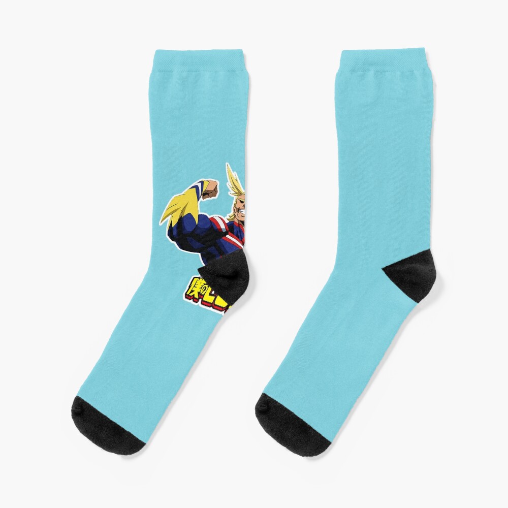 "All Might blue - My Hero Academia" Socks for Sale by Lilzer99 | Redbubble