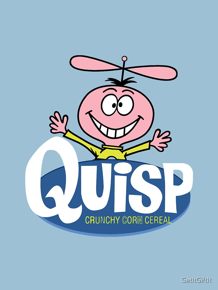 "Quaker Quisp Retro Cereal design" T-shirt for Sale by GetItGiftIt ...