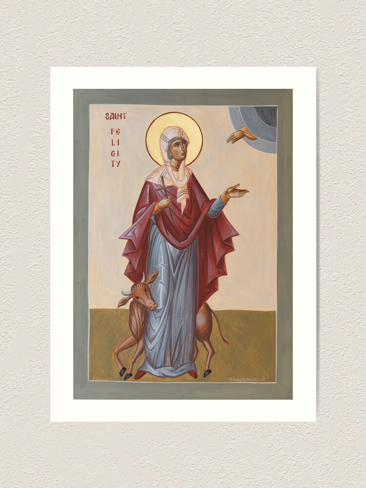 "St Felicity" Art Print for Sale by ikonographics | Redbubble