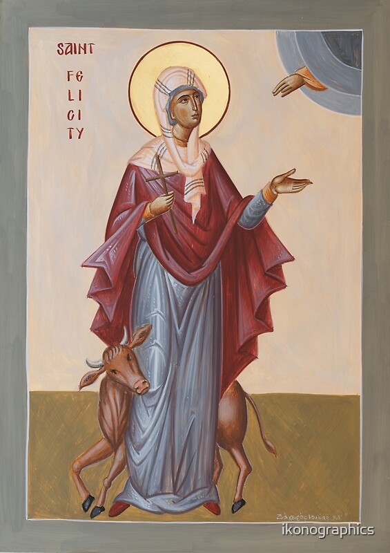 "St Felicity" by ikonographics | Redbubble