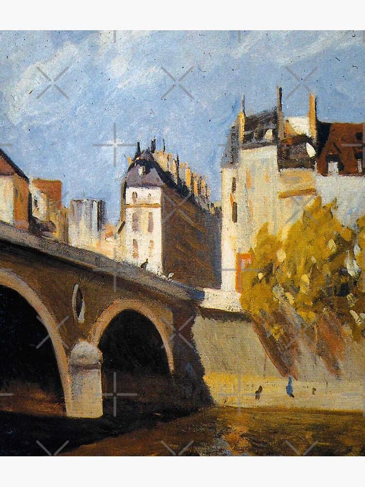 "Bridge on the Seine-Edward Hopper" Art Print by LexBauer | Redbubble