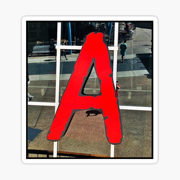 "The letter A " Sticker for Sale by PicsByMi | Redbubble