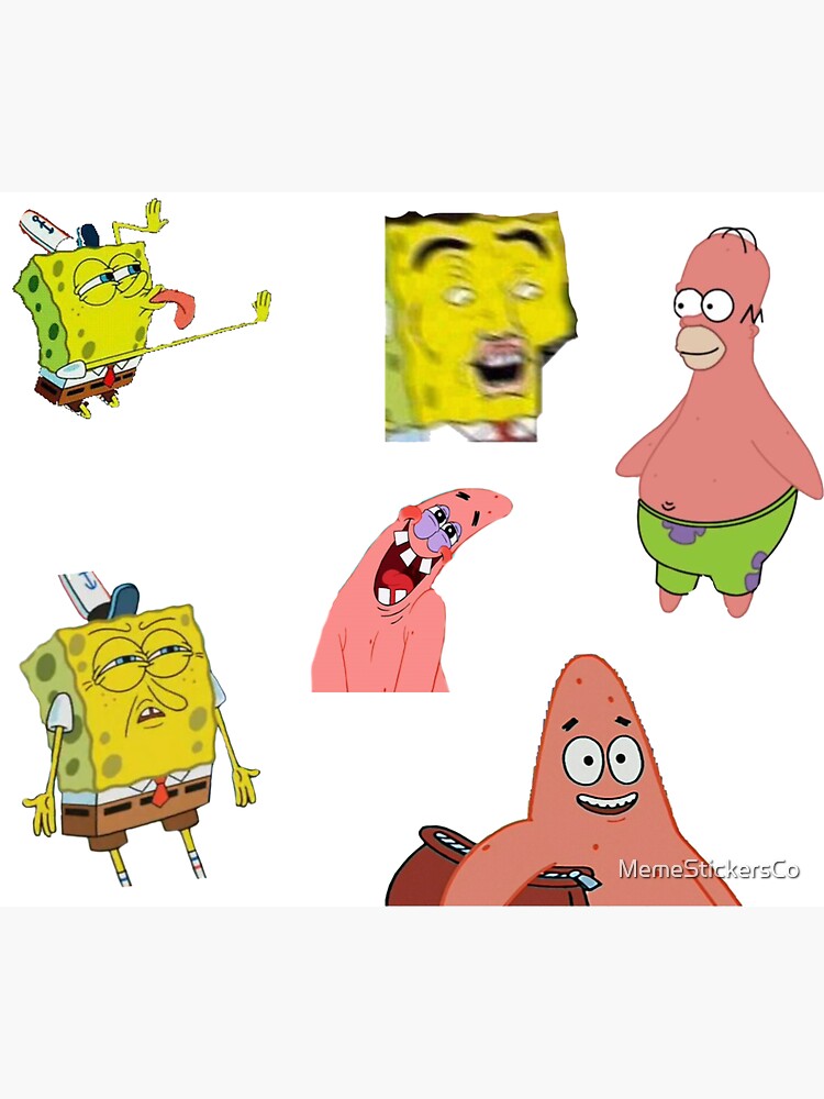 "Spongebob Meme Sheet 6 Pack 2" Sticker for Sale by MemeStickersCo ...