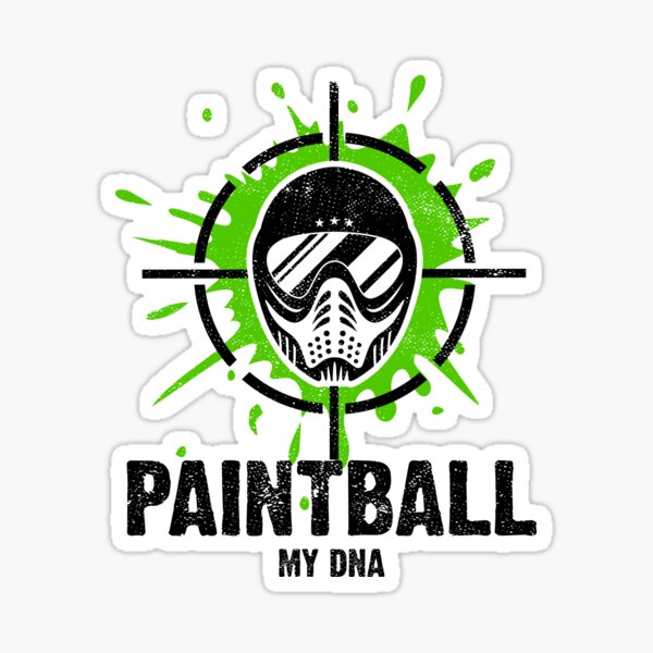 "PAINTBALL MASK THREADCROSS BY SUBGIRL" Sticker for Sale by SUBGIRL ...