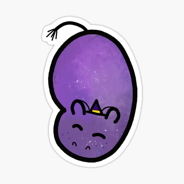 "Witchy Hippo Bean" Sticker for Sale by darkstar5280 | Redbubble