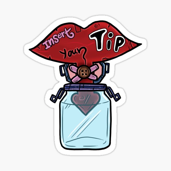 "Insert Your Tip, Sugar" Sticker for Sale by maddisonlea | Redbubble