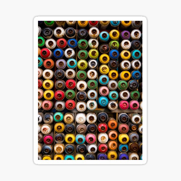 "Spray Paint" Sticker for Sale by raetucker | Redbubble