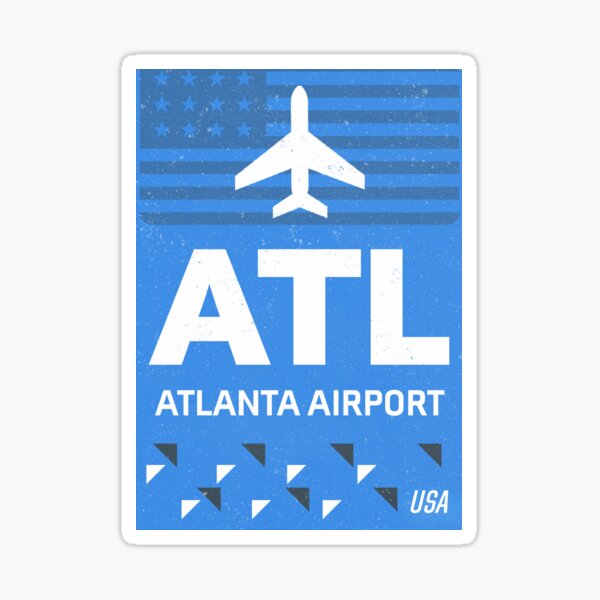 "airport code sticker" Sticker by Aviators | Redbubble