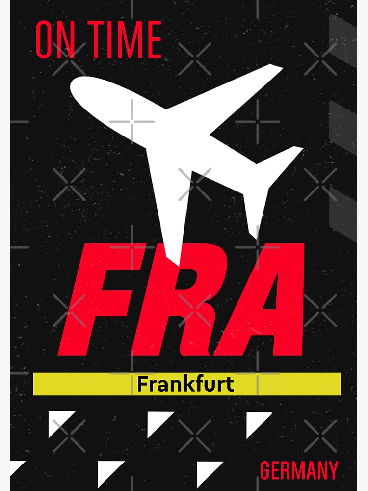 "Airport code sticker 6" Sticker by Aviators | Redbubble