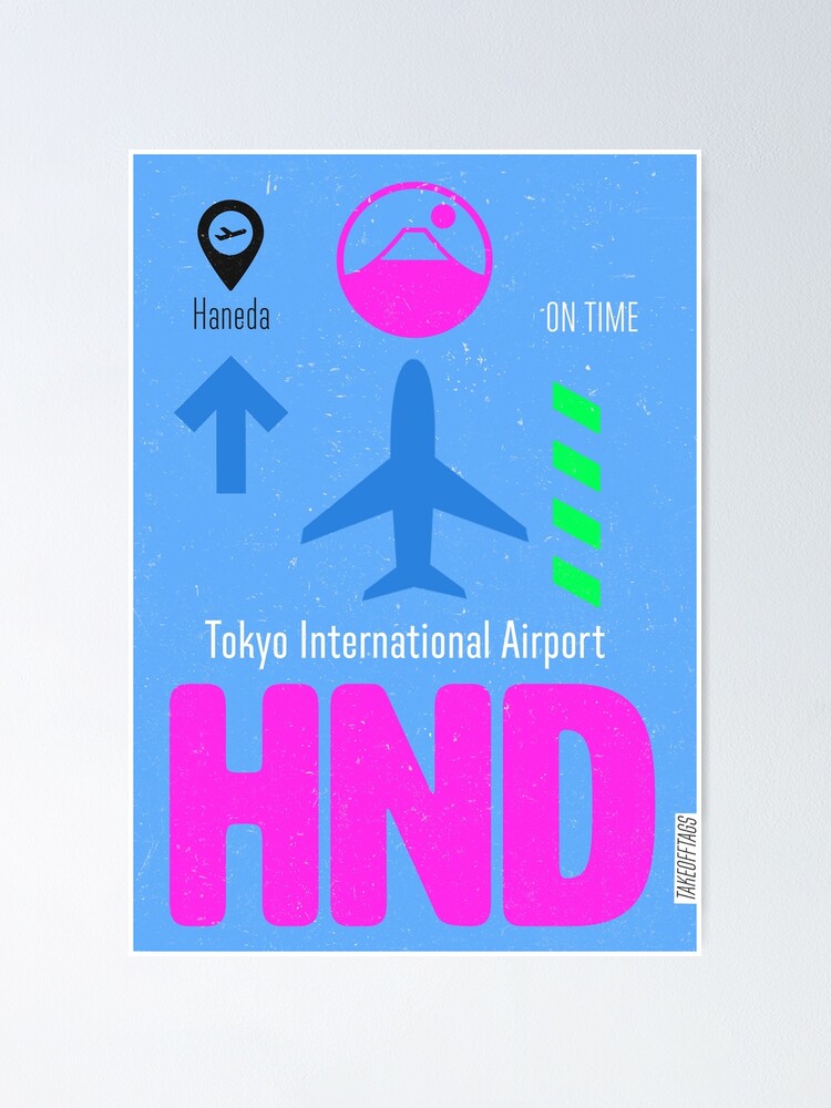 "Airport code sticker 14" Poster by Aviators | Redbubble