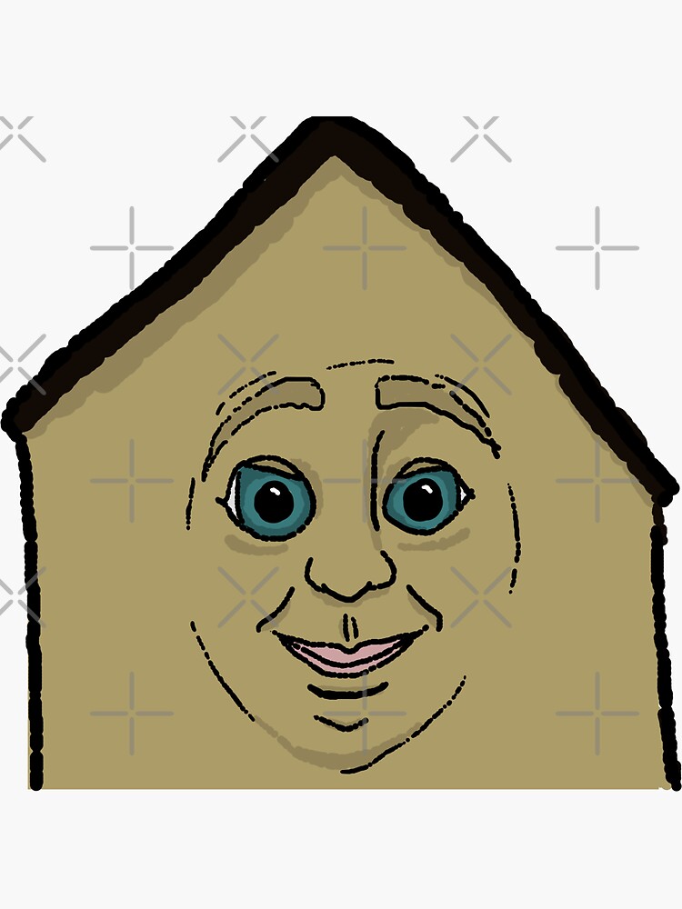 "House from Come Inside Cbeebies" Sticker for Sale by Captainhuck ...